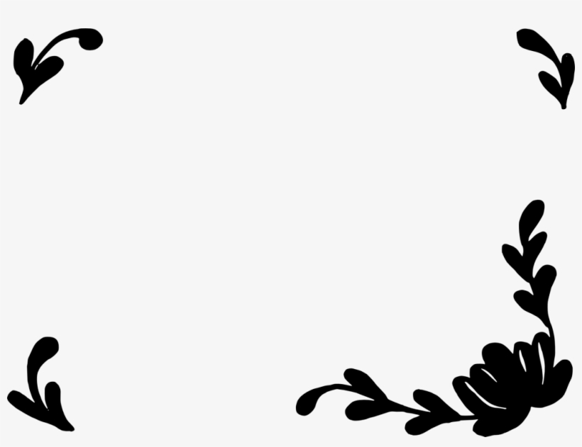 Download 8 Simple Flower Frame Png Transparent - HD Transparent PNG ...