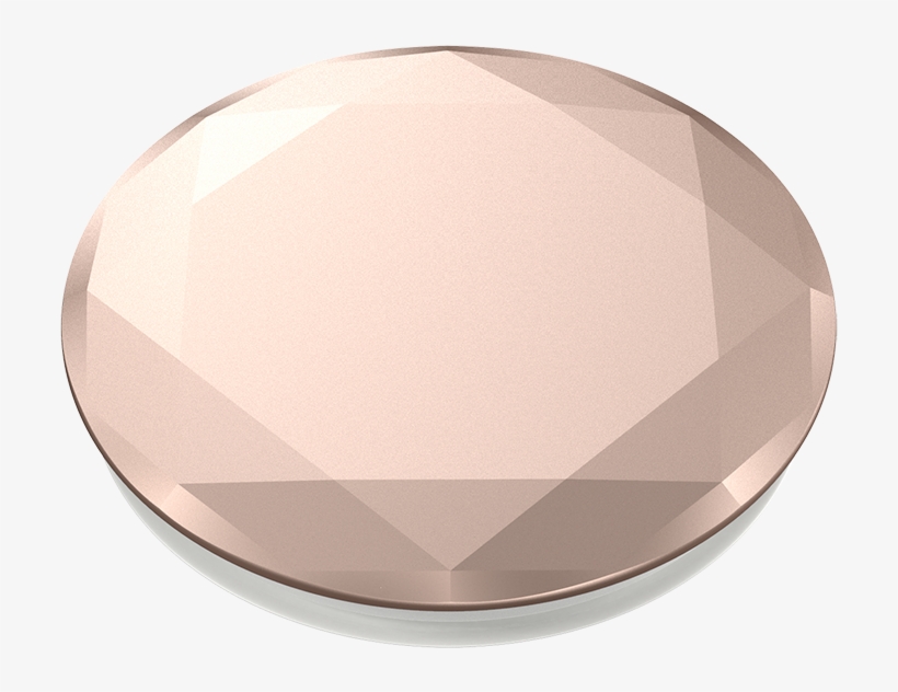Rose Gold Metallic Diamond - Circle Transparent PNG - 989x1000 - Free ...