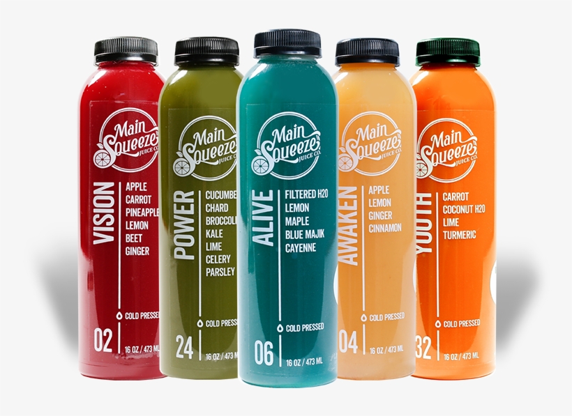 Types Of Main Squeeze Juices Offered By Main Squeeze - Juice ...