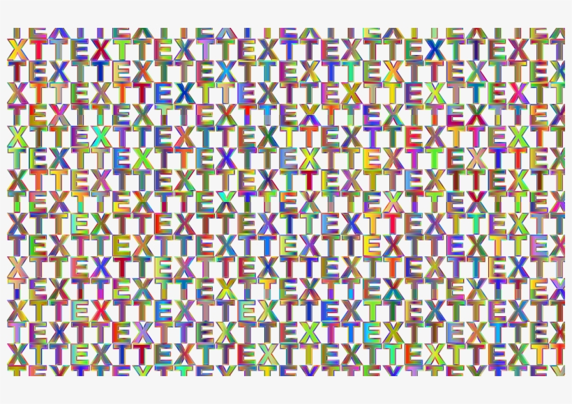 Polyprismatic Text Background No Bg - Visual Arts Transparent PNG ...