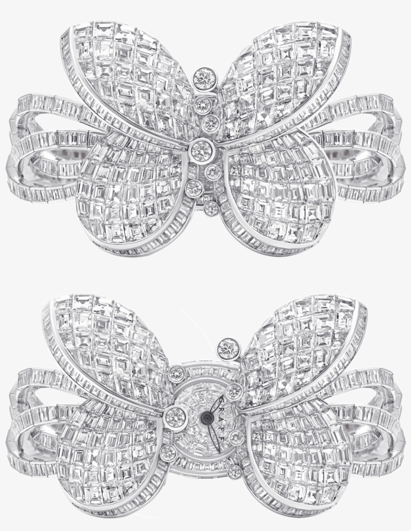 A Graff Ladies' Princess Butterfly Watch Set With White - Brush-footed ...