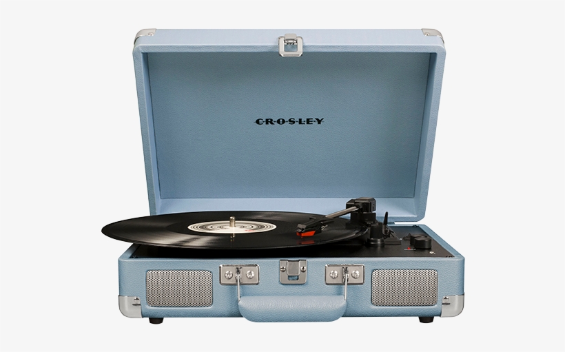 Blue Record Player - Record Player Crosley White Transparent PNG ...