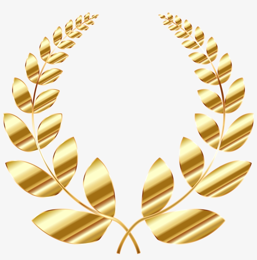 This Free Icons Png Design Of Golden Laurel Wreath Transparent PNG ...