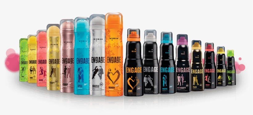 Deodorant For Men - Engage Deo For Man Transparent PNG - 1270x516 ...