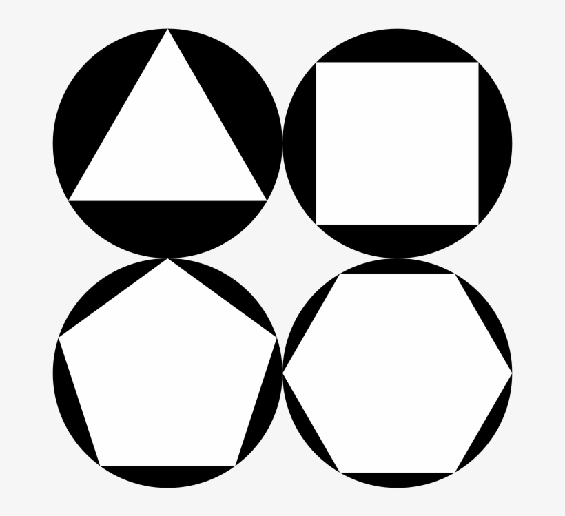 Polygons Inside Circles - Polygons Inside A Circle Transparent PNG ...