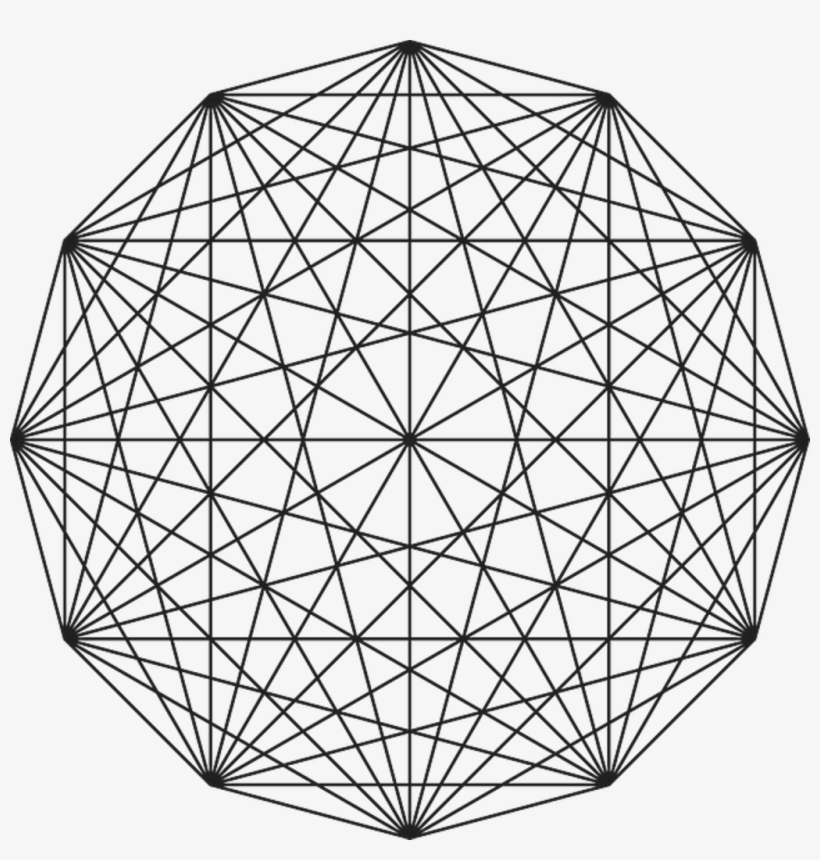 Circle With Points Connected Transparent PNG - 1024x1024 - Free ...