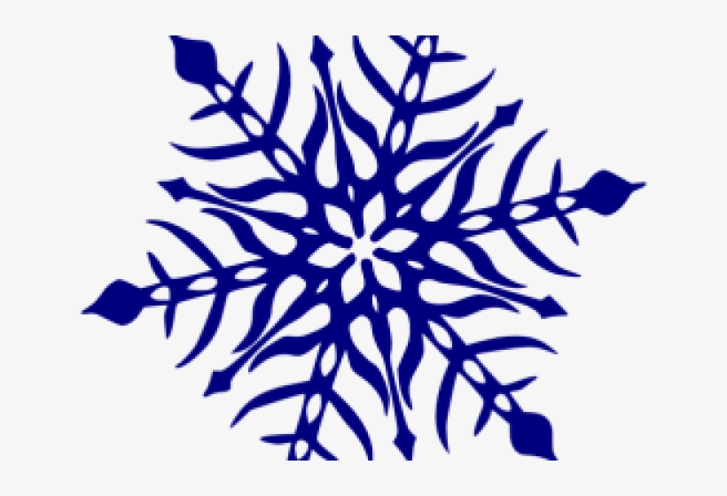 Blue Snowflake Clip Art