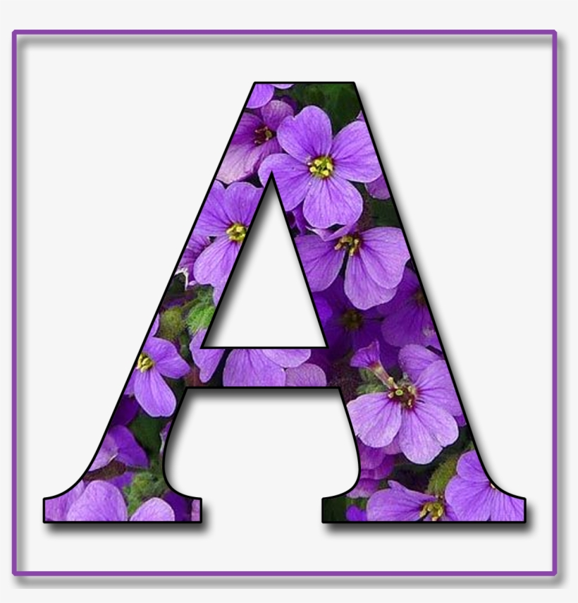 Granny Enchanted S Blog Quot Purple Flowers Quot Free - Letter H Violet ...