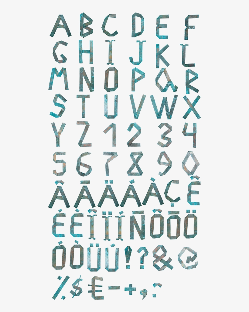Old School Alphabet Letters Transparent PNG - 525x974 - Free Download ...