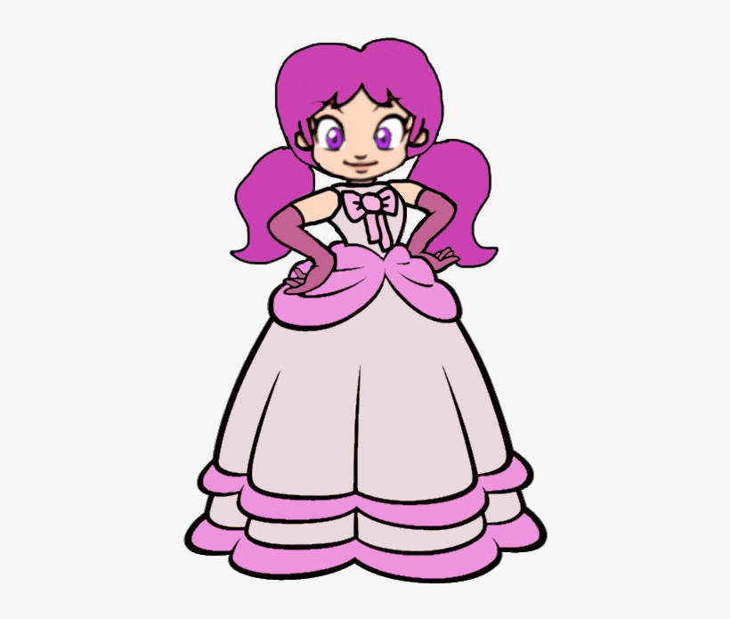 2d Ribbon - Super Mario Princess Daisy 2d Transparent PNG - 450x700 ...
