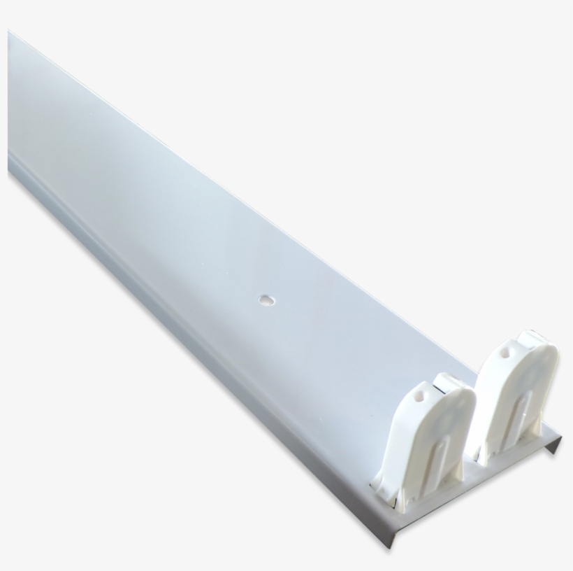 Listón T Para 2 Tubos Led De 60cm - Liston Para Tubo Led Transparent ...