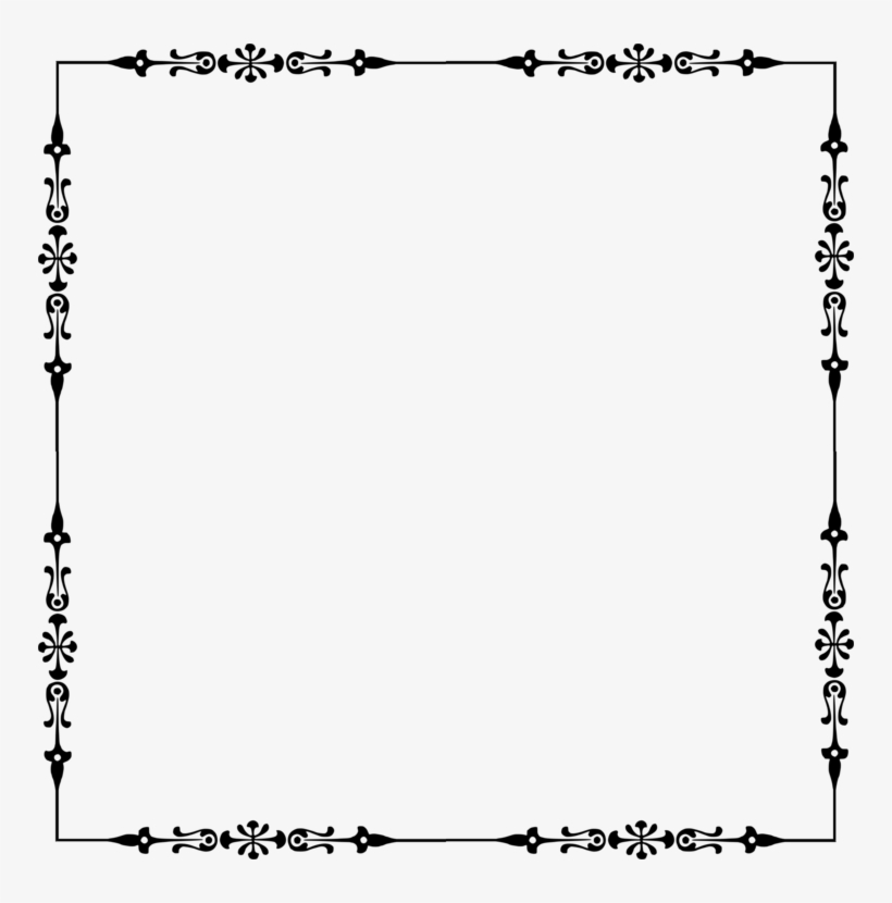 750 X 750 3 - Small Page Borders Transparent PNG - 750x750 - Free ...