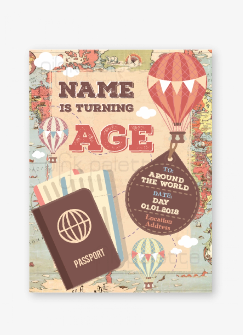 Around The World Party E-invite - Poster Transparent PNG - 1200x1200 ...