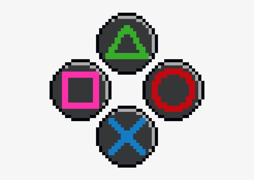Playstation Buttons - Minecraft Papercraft Egg Transparent PNG ...