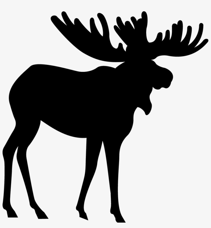 Moose Clipart Black And White