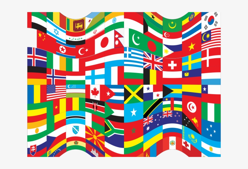 Clipart Of Flags Around The World