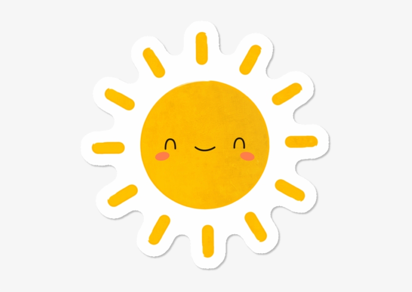 Kawaii And Cute Happy Sun - Fantastic Four Pictogram Transparent PNG ...