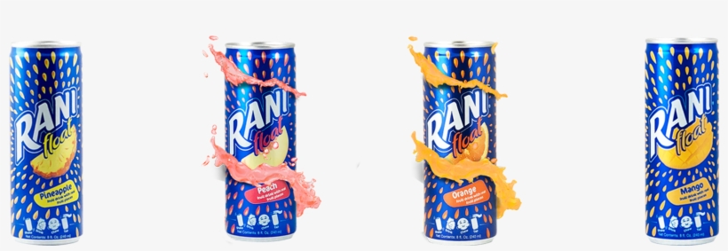 Rani 4 Cans - Rani Peach Float Png Transparent PNG - 1900x862 - Free ...