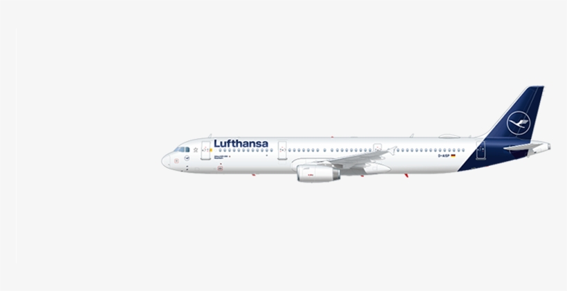 Airbus A321-100/200 - Lufthansa Aircraft Transparent PNG - 980x340 ...