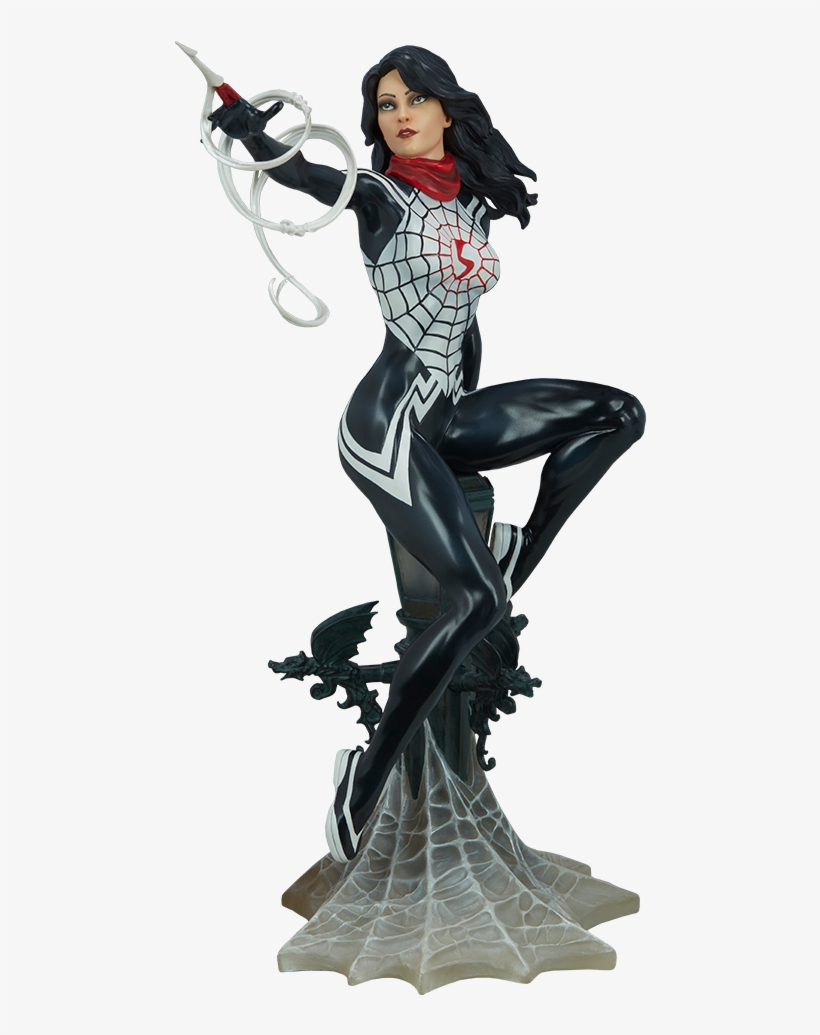 Silk Silk Statue By Sideshow Collectibles - Silk Marvel Transparent ...