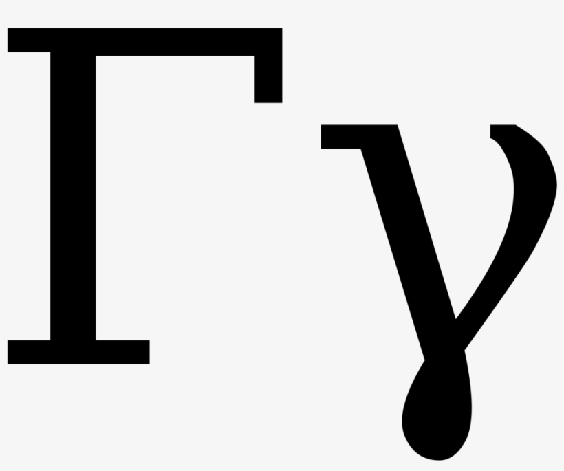 Greek Letter Gamma - Gamma Transparent PNG - 1280x960 - Free Download ...