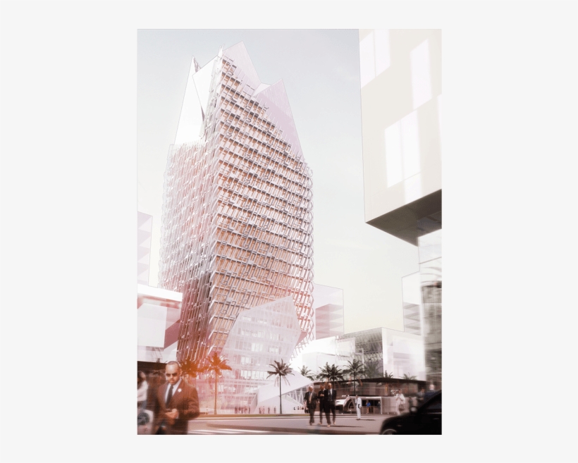 Courtesy Of Morphosis Architects - Cfc Tower Casablanca Transparent PNG ...