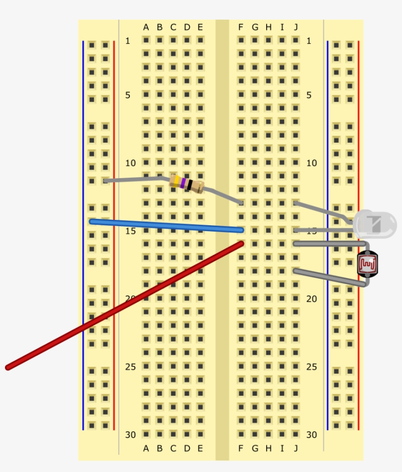 Blank Breadboard - Electrical Polarity Transparent PNG - 866x974 - Free ...