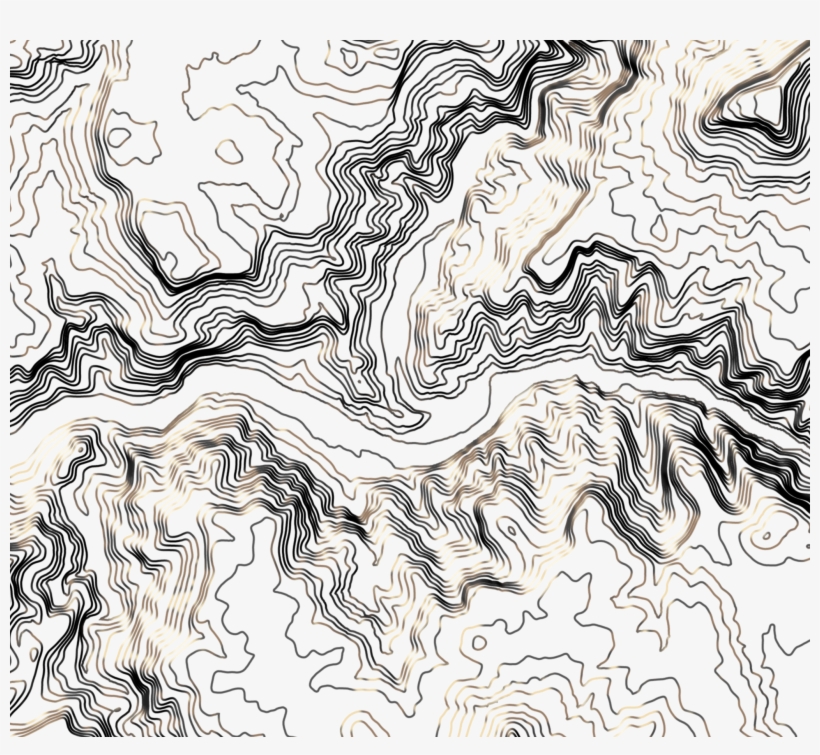The Result Is We See The - Contour Lines Png Transparent PNG ...