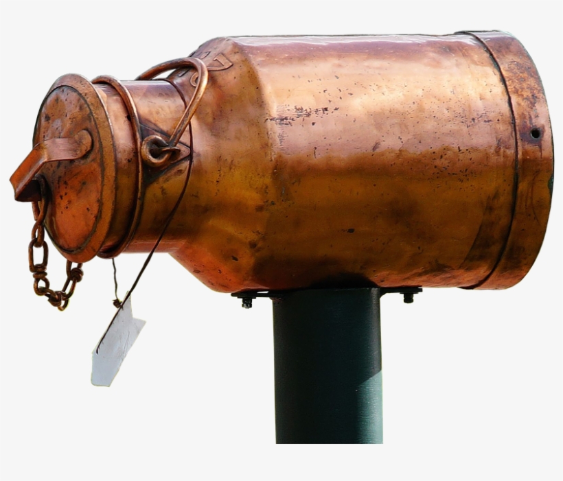 Peel N Stick Poster Of Copper Letter Box Shiny Mailbox - Milk Can ...