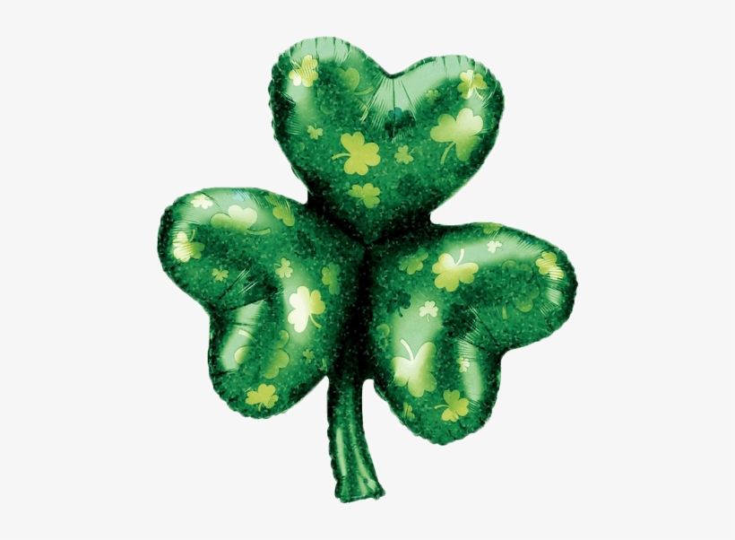 33" Giant St - Shamrock Balloons Transparent PNG - 472x522 - Free ...