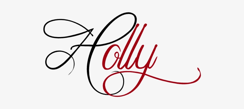 Holly-siggie - Holly In Fancy Writing Transparent PNG - 560x321 - Free ...