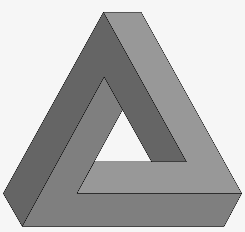 Cool Triangle Png Picture Free Download - Optical Illusion Triangle Png ...