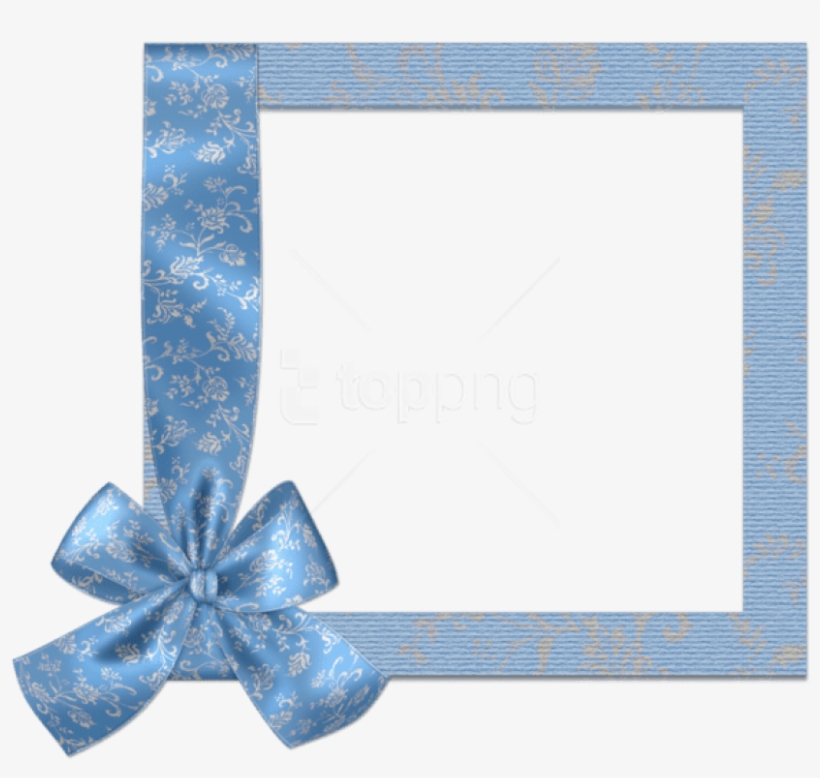 Free Png Best Stock Photos Cute Blue Png Frame With - Blue Baby Frames ...