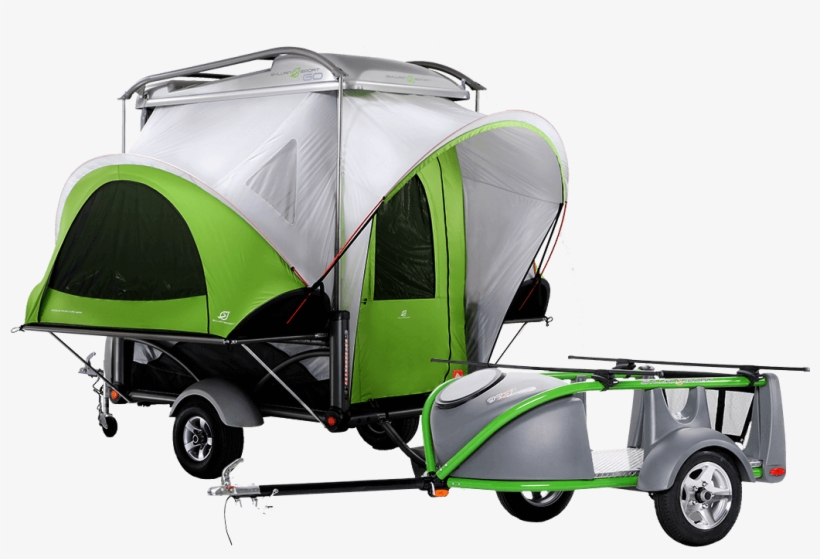 Two Lightweight Trailer Options - Tow Behind Tent Camper Transparent ...
