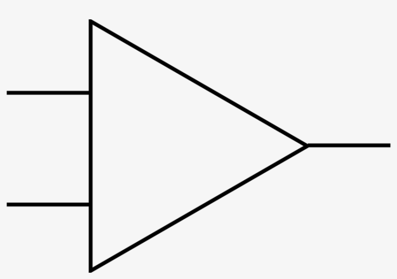 Amplifier Medium Size Clipart Rsa Iec Opamp Symbol - Iec Symbol Op Amp ...