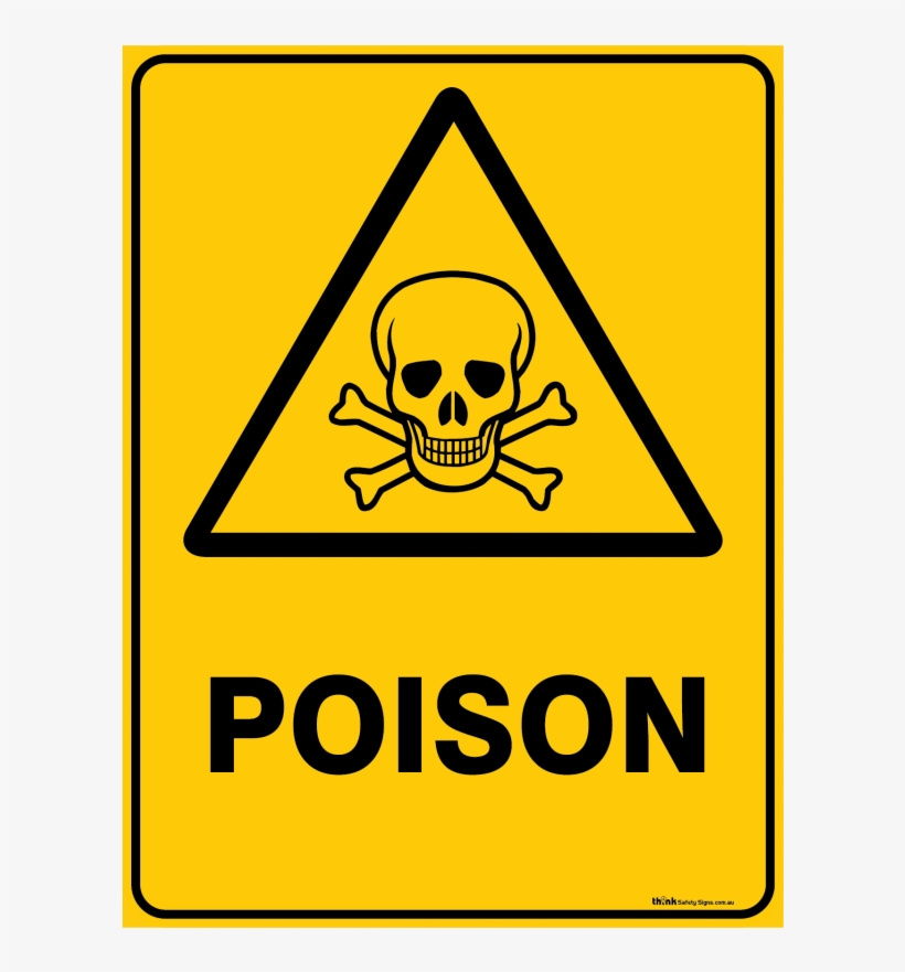 Warning Poison Skull And Crossbones Transparent PNG 800x800 Free