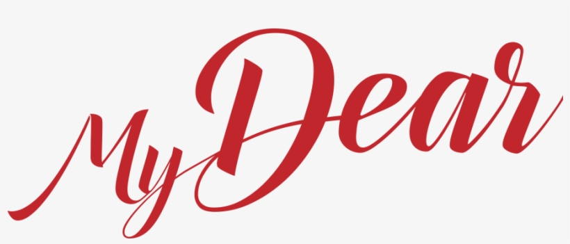 Mydear - Calligraphy Transparent PNG - 1093x524 - Free Download on NicePNG