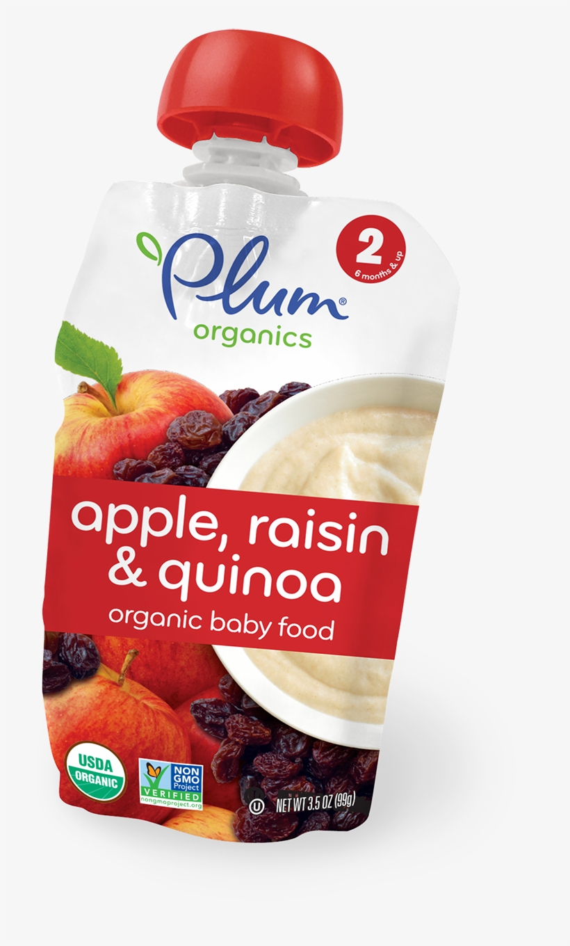Plum Organics Stage 2 Second Blends Apple Raisin & - Plum Organics ...
