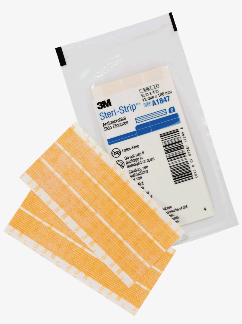 Steri-strip Antimicrobial Skin Closure Strip 1/8" X - 3m Wound Closure ...