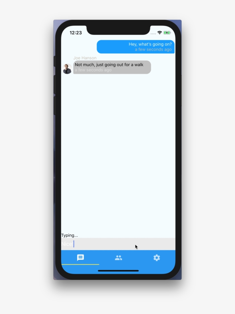 What Is A Typing Indicator - Smartphone Transparent PNG - 566x1024 ...