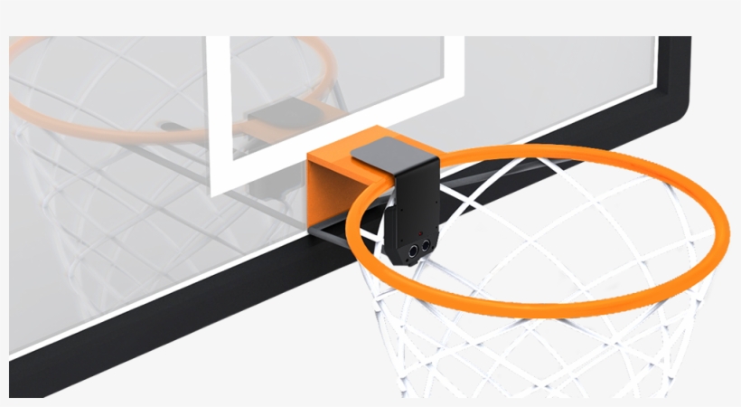 Hoop Tracker Sensor - Basketball Hoop Counter Transparent PNG - 998x500 ...