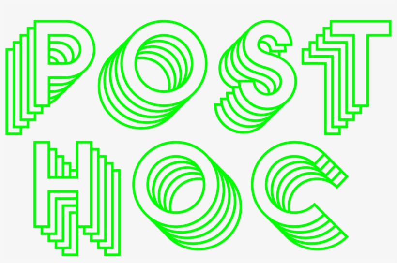 Visual Identity For Post Hoc Laid On Top Off Close Transparent PNG ...