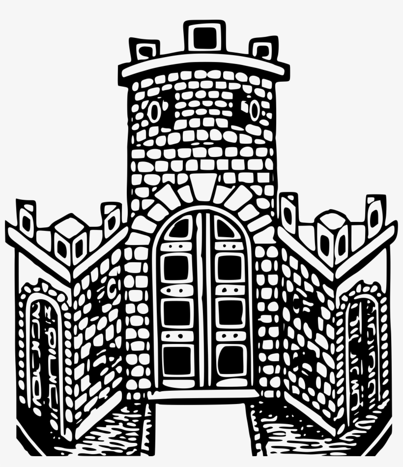 Big Image - Black And White Fort Transparent PNG - 2164x2400 - Free ...