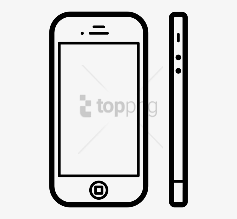 Free Png Iphone Side View Vector Png Image With Transparent - Iphone ...