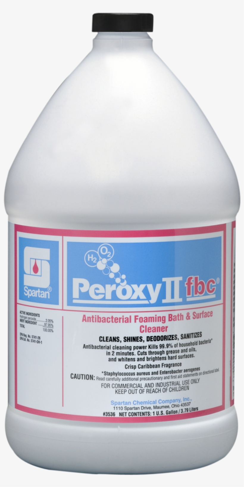 353604 Peroxy Ii Fbc - Bottle Transparent PNG - 1403x1964 - Free ...