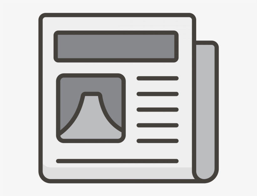 Newspaper Emoji Transparent PNG - 866x650 - Free Download on NicePNG