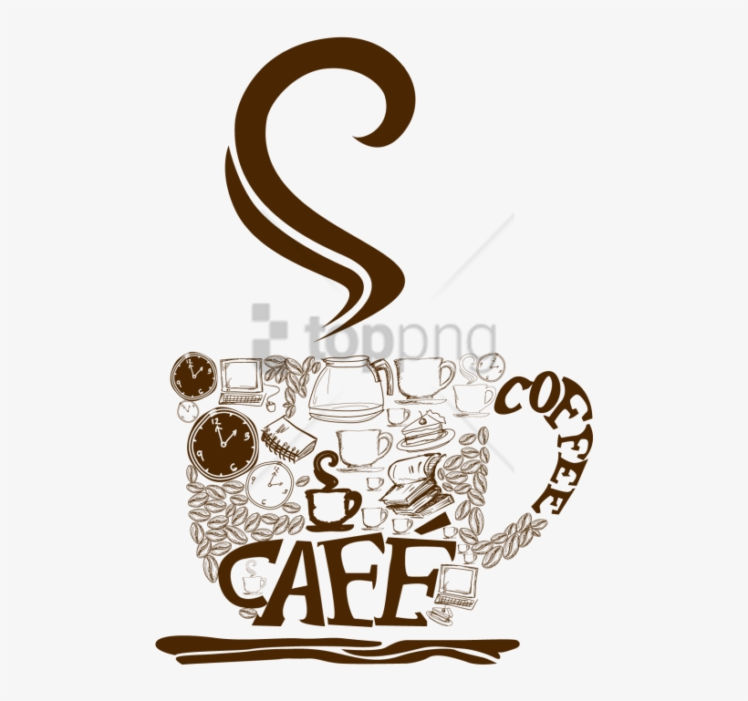 Free Png Cup Coffee Vector Png Image With Transparent - Vector Cafe ...