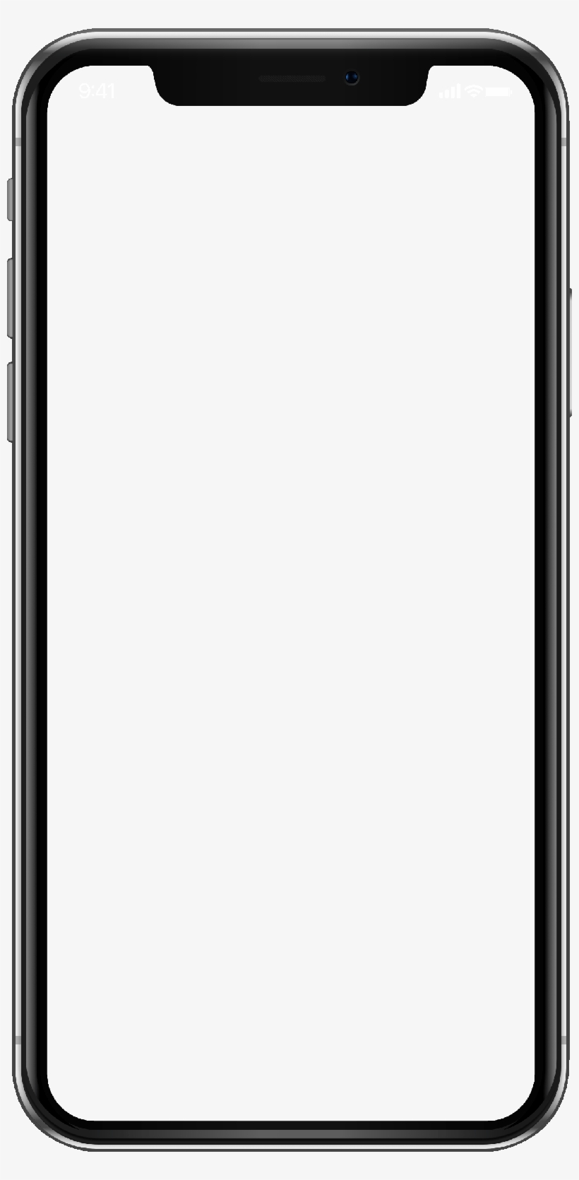 Get On Romeo Now - Iphone X Frame Png Transparent PNG - 800x1591 - Free ...