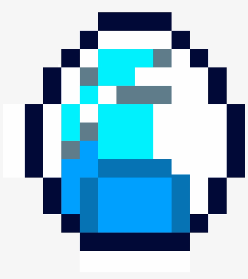 Download Minecraft Diamond - Video Game Pixel Art - HD Transparent PNG ...