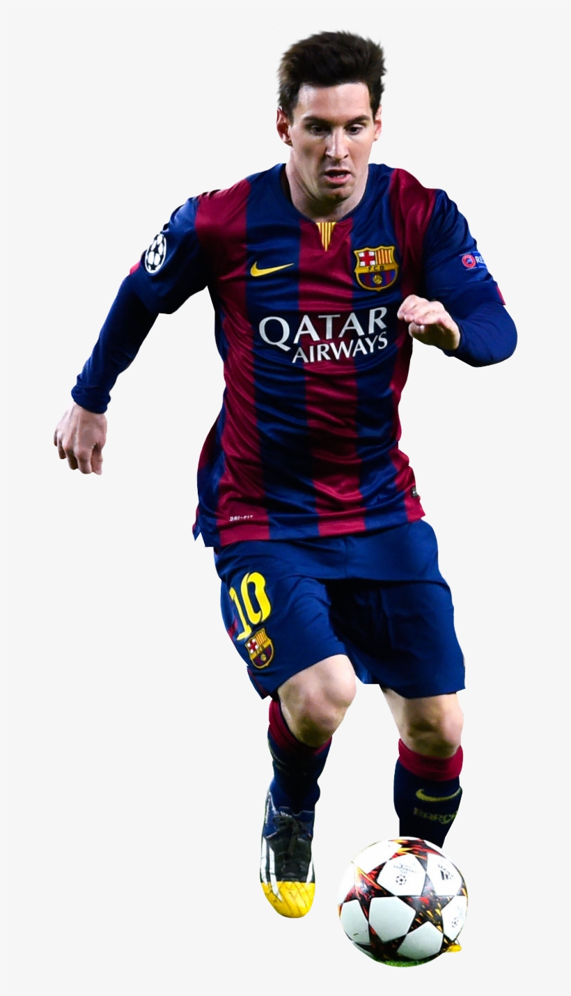 Lionel Messi Football Render 9632 Footyrenders - Player Transparent PNG ...